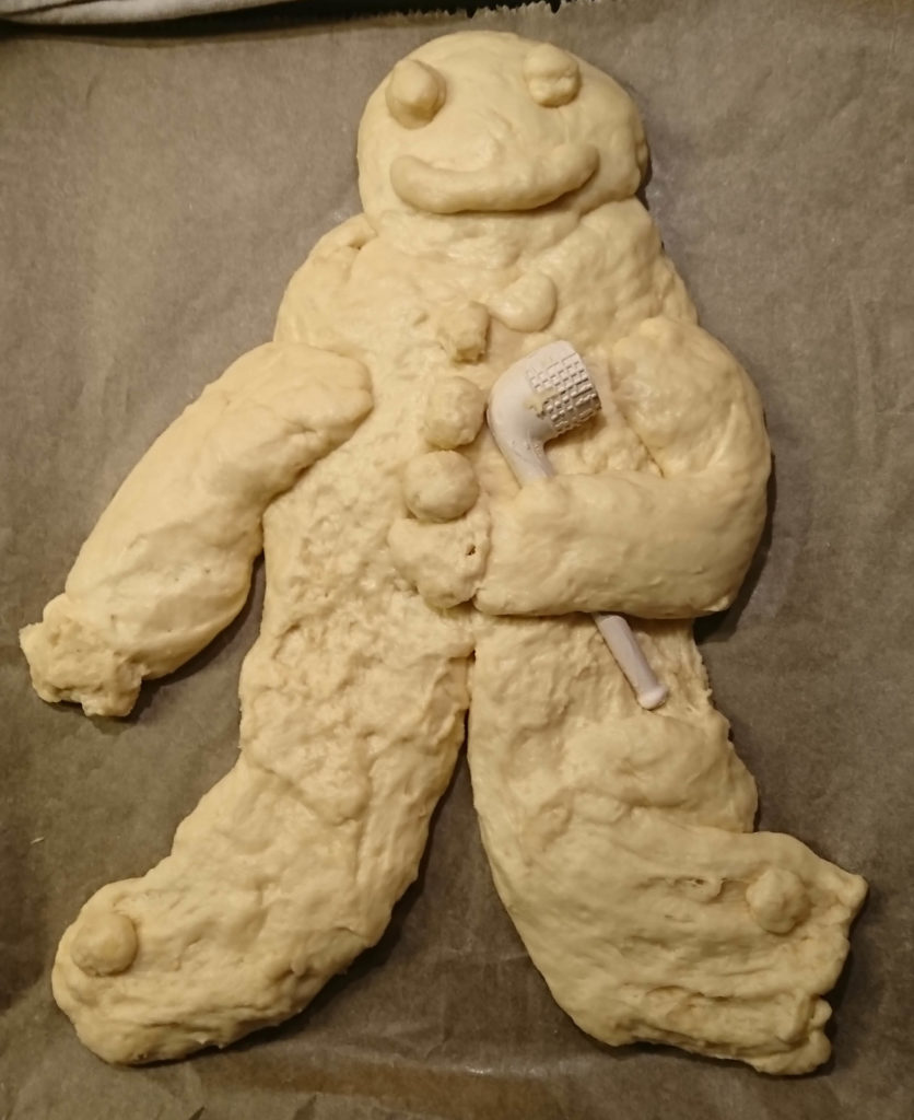 Weckmann aus Hefeteig - Bluis Kochwelt